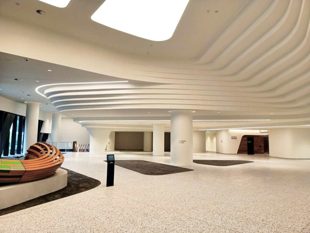 Showstopping Lobby Illuminated by Newmat’s Stretch Membranes - NEWMAT ...